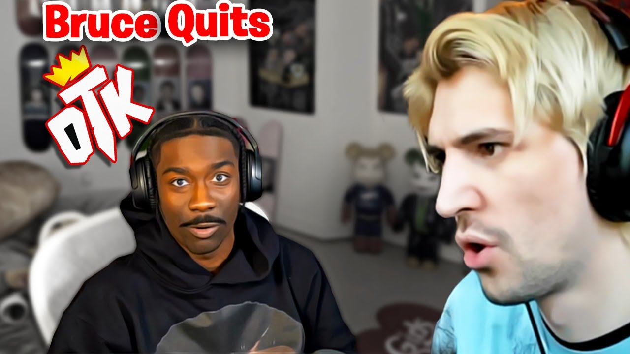 xQc Finds out why Bruce left OTK - YouTube