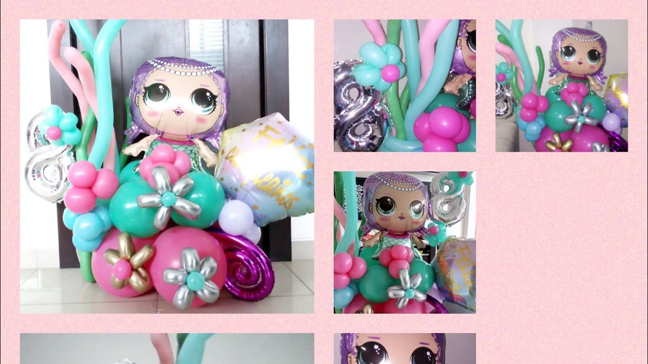 Cómo hacer un bouquet de globos de lol - YouTube