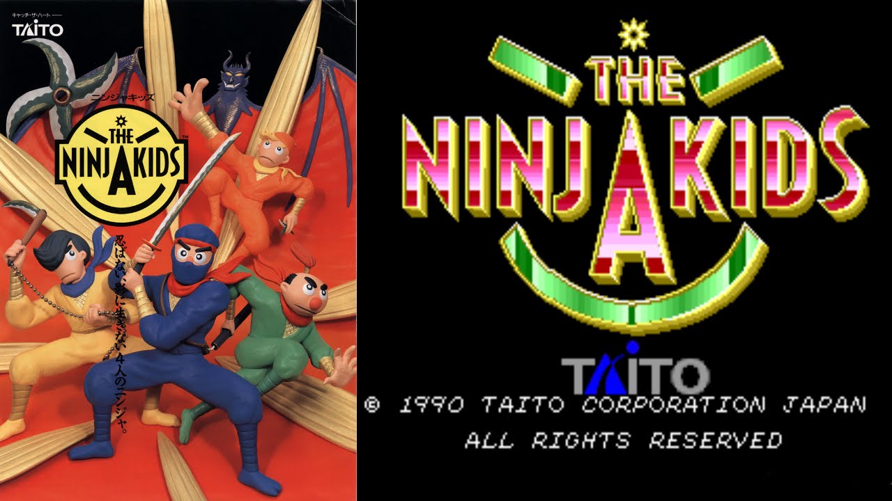 The Ninja Kids | Arcade/Gameplay/Full HD | Taito | 1990 - YouTube