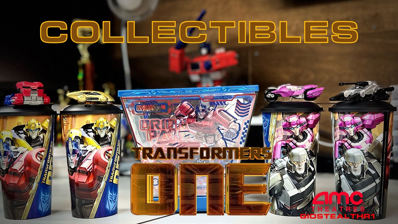 TRANSFORMERS ONE AMC Movie Theatre Collectibles - YouTube