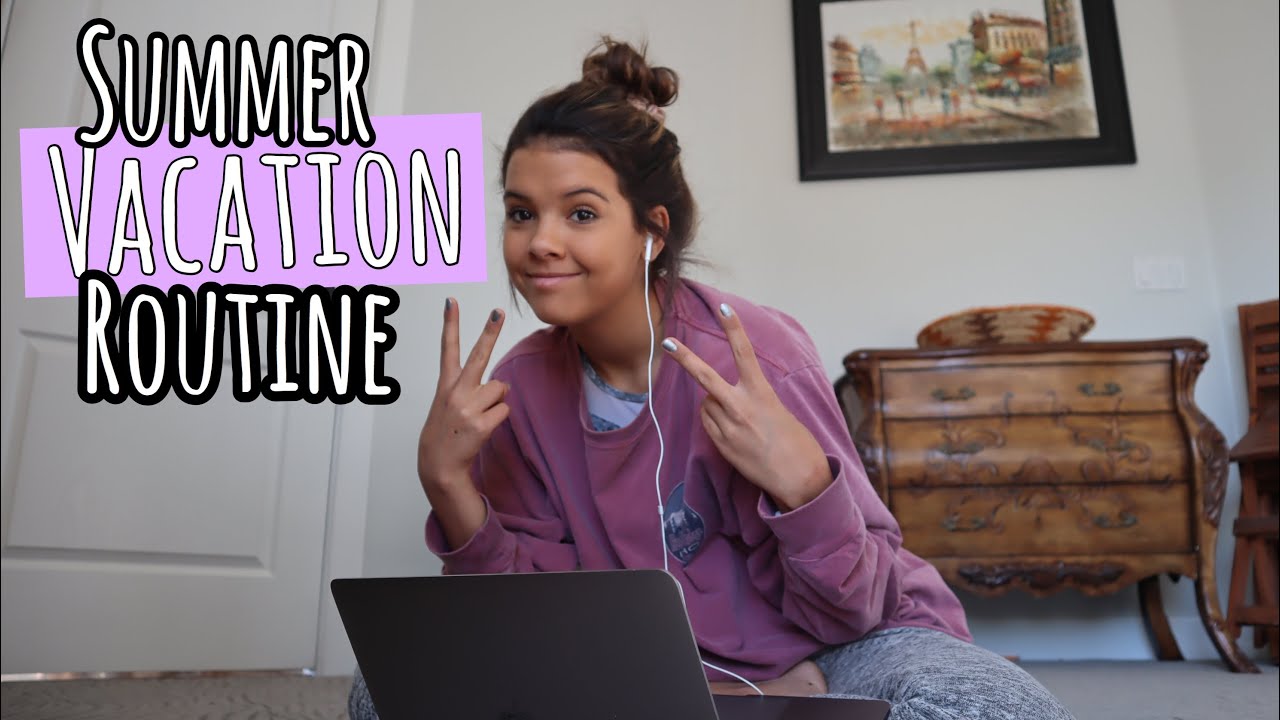 my VACATiON Morning ROUTiNE - YouTube