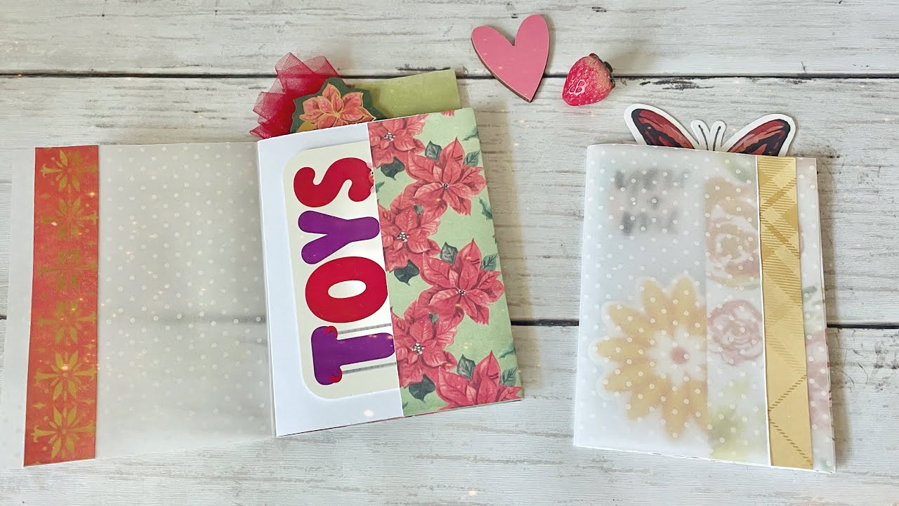 Mini Flip Book with Vellum Cover Tutorial (Great for Gift Cards Too ...