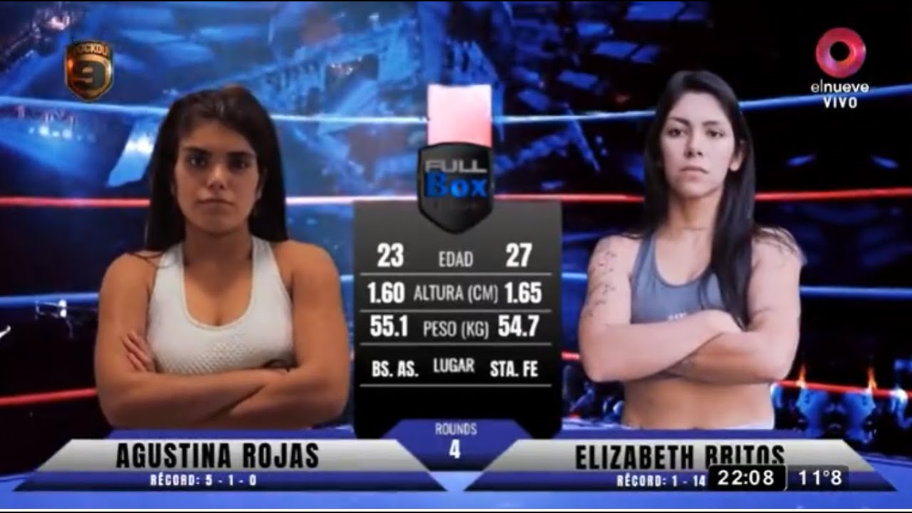 Boxeo femenino: Elizabeth Britos Vs. Agustina Rojas - YouTube
