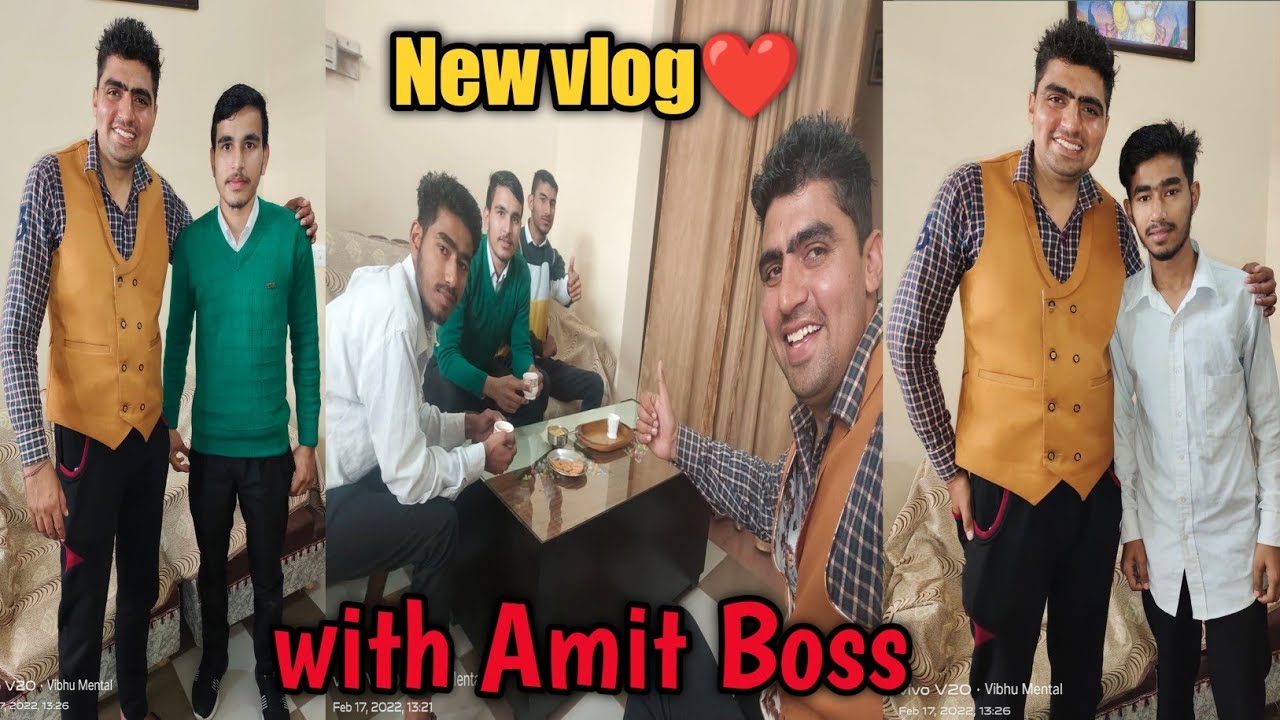 My first vlog with 😘😘Amit boss narwana😘😘 it is a very big heart man 🥰🥰🥰 ...