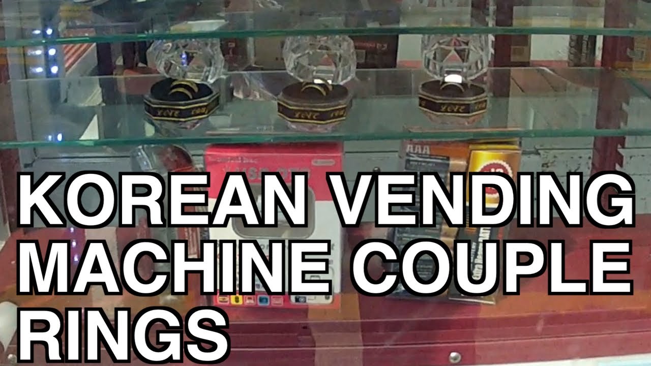 Vending Machine Couple Rings - YouTube
