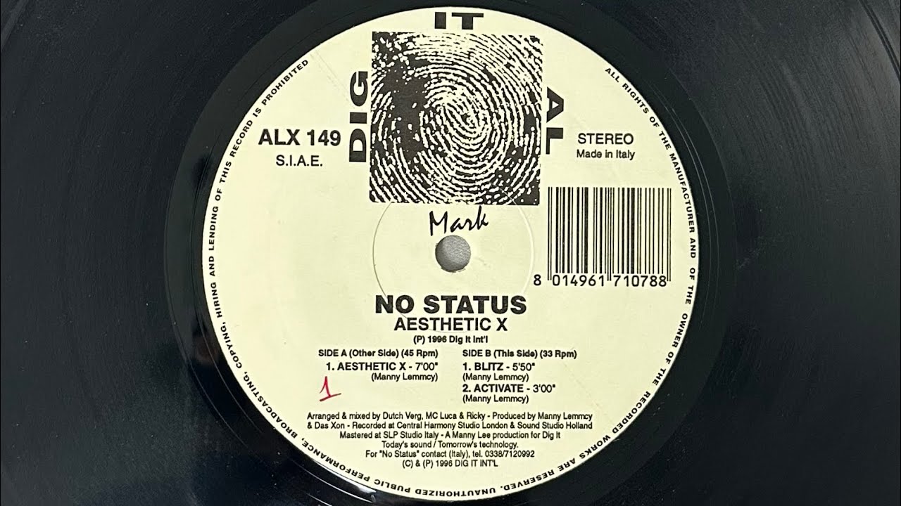 No Status “Aesthetic X” 1996 - YouTube