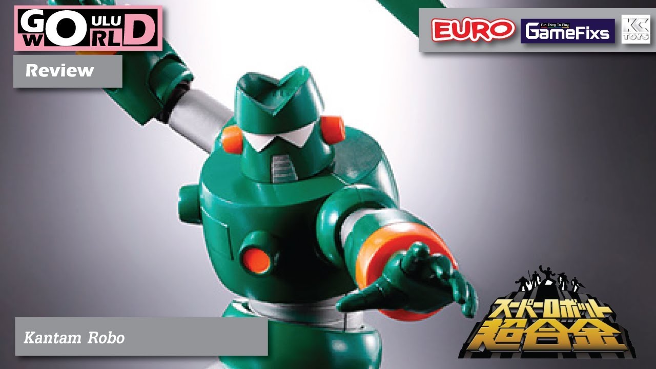 หุ่นยนต์ของชินจัง | Review : Super robot Chogokin Kantam Robo - YouTube