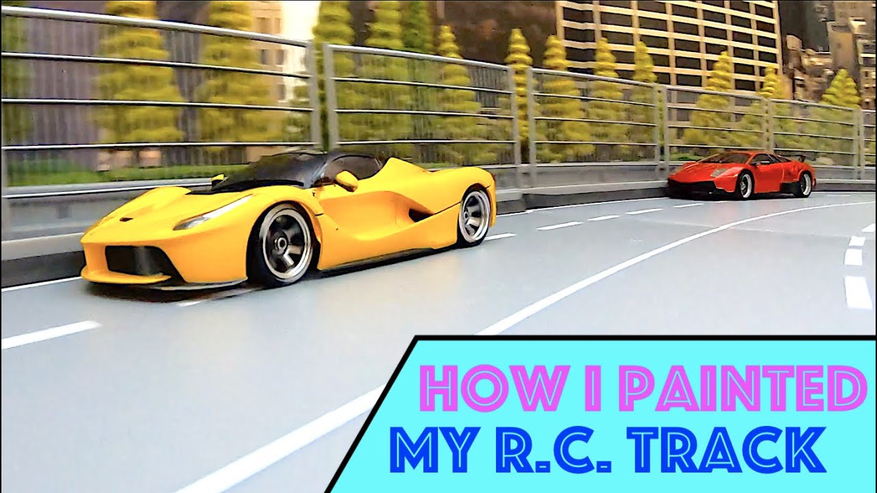 HOW I PAINTED ROAD MARKINGS ON MY TRACK - YouTube