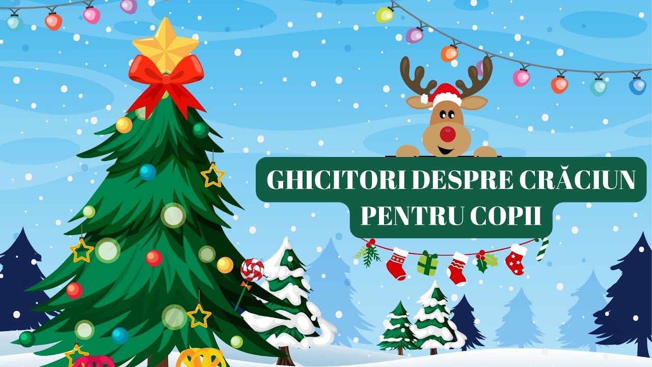 Ghicitori de Craciun pentru copii #ghicitori - YouTube