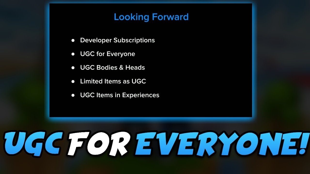 UGC FOR EVERYONE! (RDC 2021) - YouTube