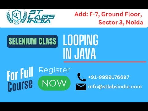 Live Selenium Class: Java Conditional Statements Part 1 - YouTube