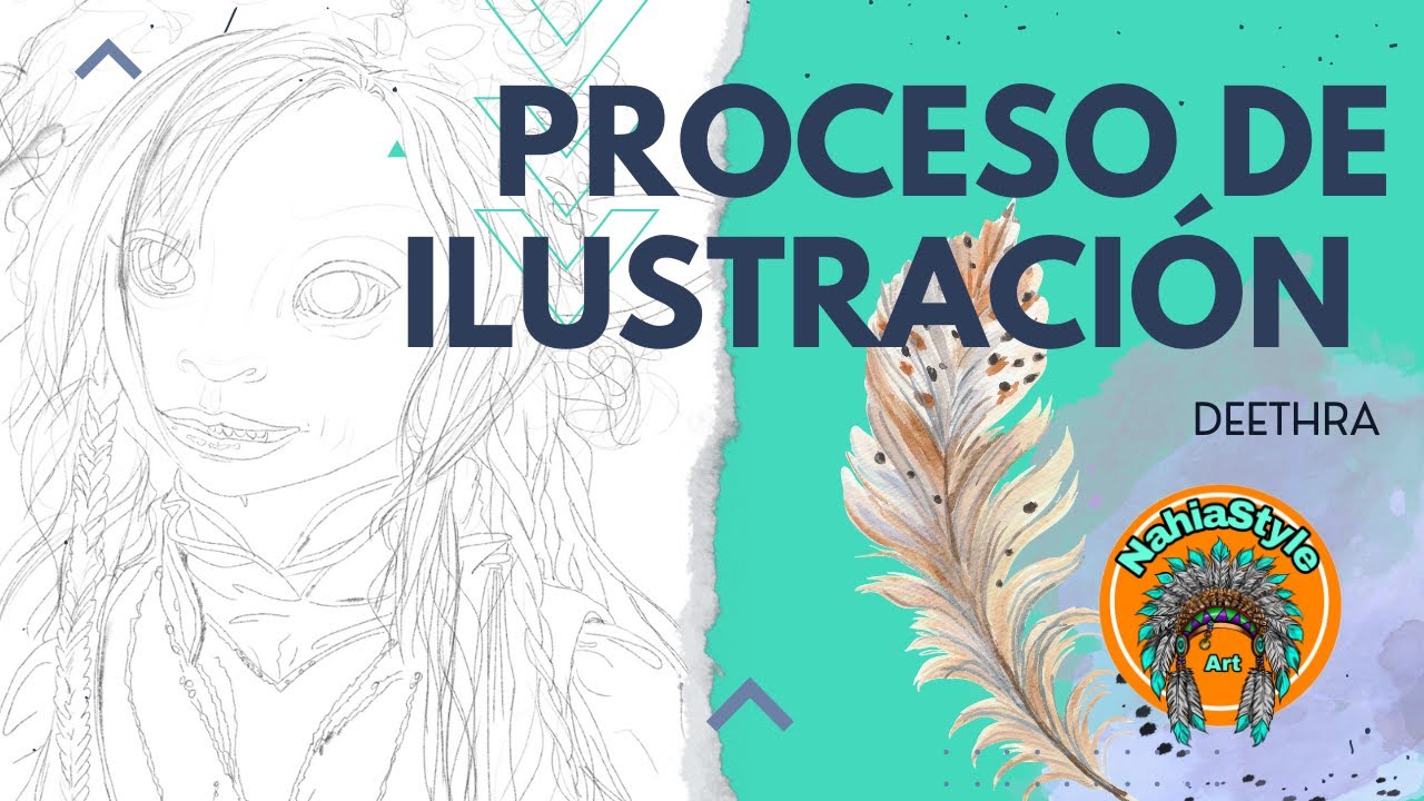 🧚🏻 Proceso de Ilustración- Deethra 🧚🏻 - YouTube