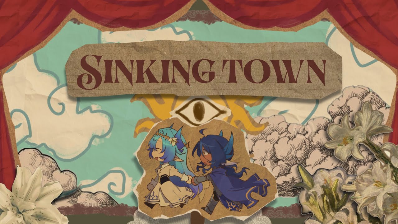 [⚠️TW ‼️Bl00d 🩸(?) ⚠️ ] Sinking town - Animation meme || [Oc] 🌙☀️ - YouTube