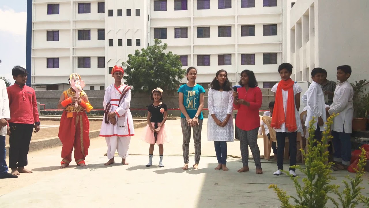 Eco friendly Ganesh Festival @ PODAR INTERNATIONAL SCHOOL, LATUR - YouTube