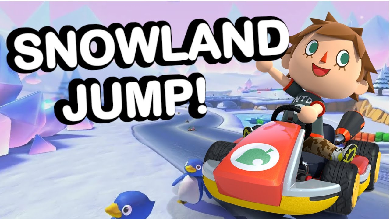 *SHORTCUT* How to do the GBA Snow Land gap Jump - Mario Kart 8 Deluxe ...