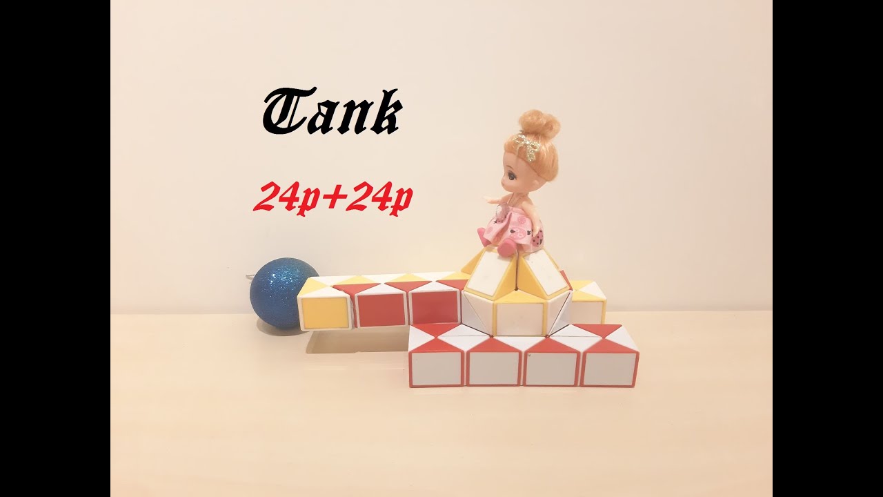 COMBINATION OF 2 SNAKE CUBE (36+24) - Tank - YouTube