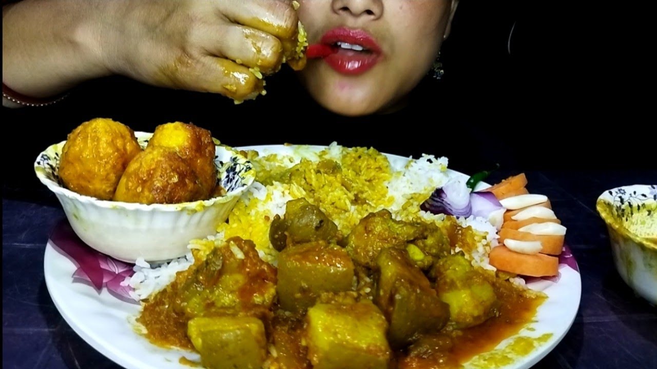 SPICY PORK MEAT, AND RICE EATING SHOW || PORK EATING CHALLENGE - YouTube
