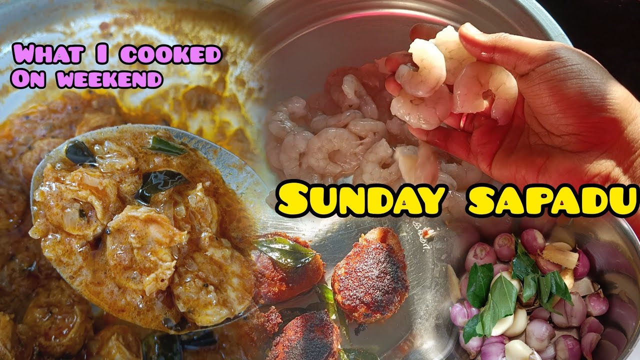SUNDAY SAPADU👌SEAFOOD SPECIAL🦐🐟 #Krithanya #pilluserimadurai # ...