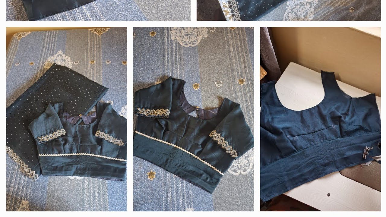 blauz dezain cutting trending/ simple blouse designs - YouTube