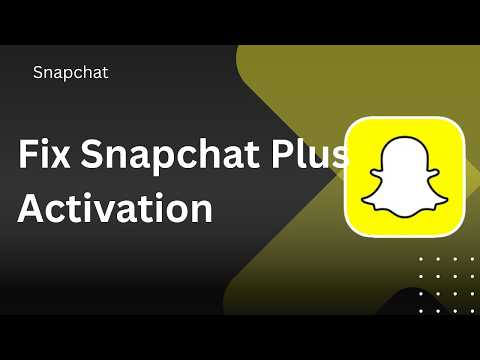 How To Fix Snapchat Premium Not Activating !
