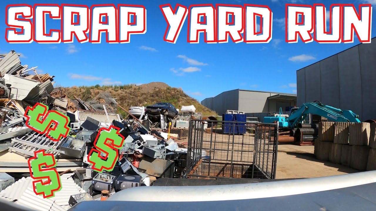 Scrap Yard Run! Cashing in on my scrap metal - YouTube