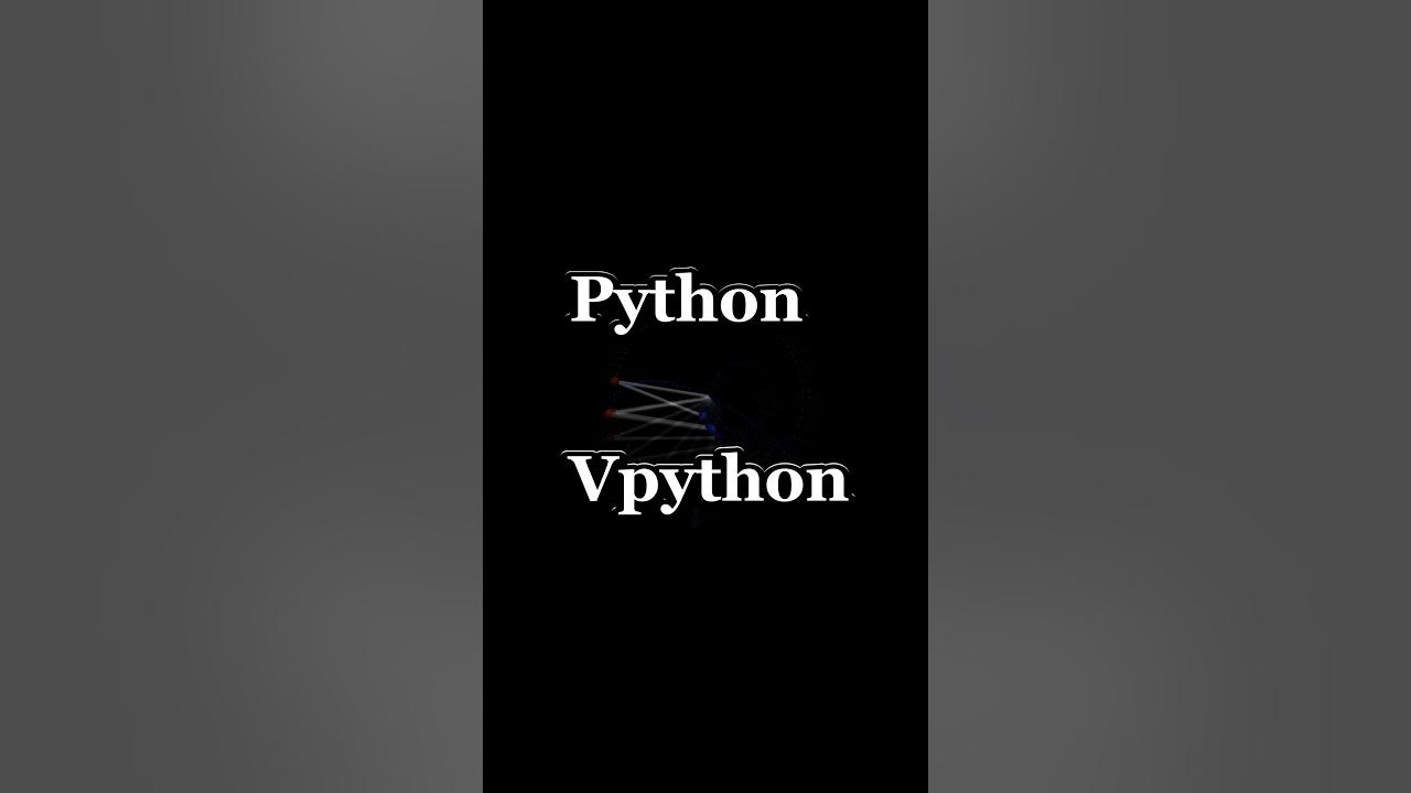 【VPython】二重振り子の暴走 #python #vpython #プログラミング - YouTube