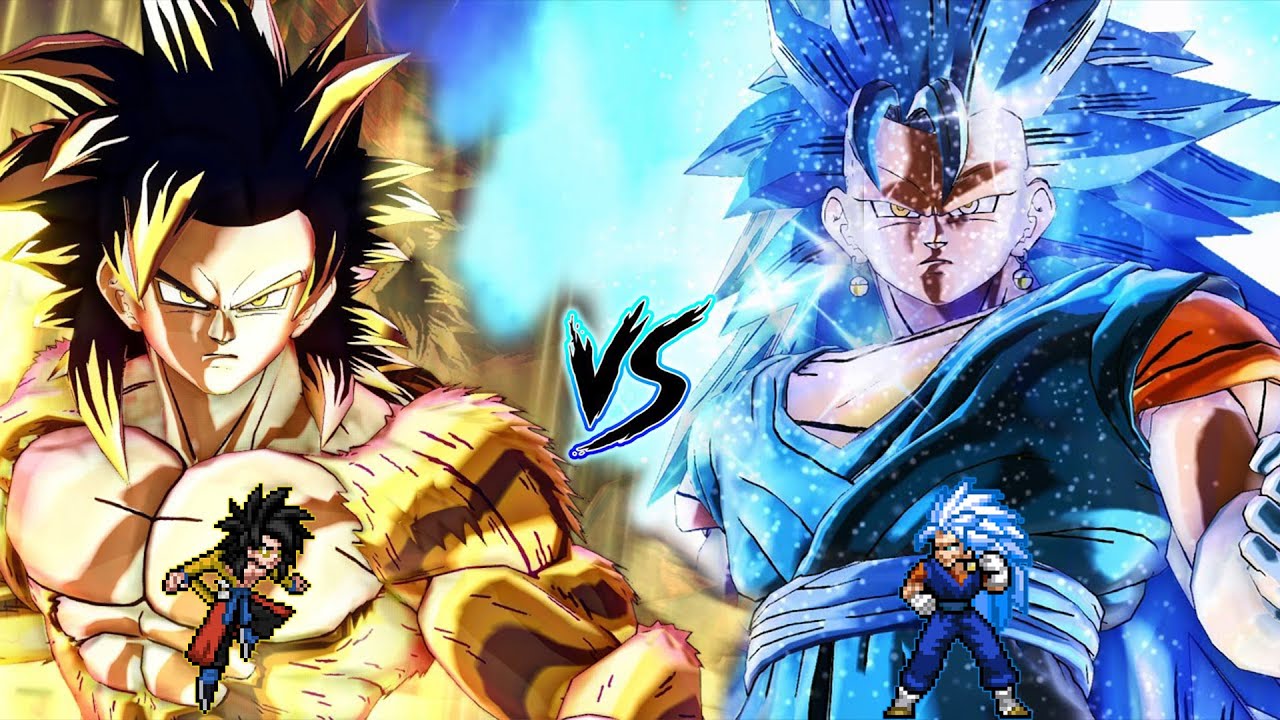💀UNIVERSAL TREE POWERED GOKU SSJ4 VS VEGITTO SSB 3 IN JUMP FORCE MUGEN ...