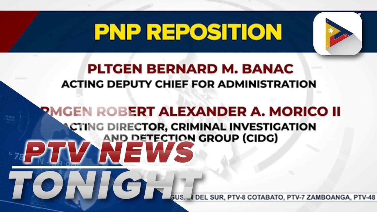 NAPOLCOM confirms appointment of key PNP officials - YouTube