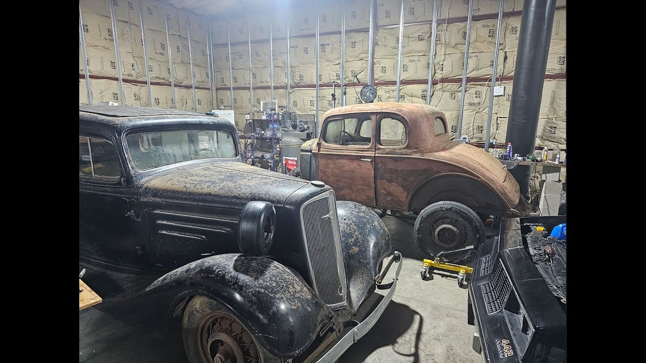 BARN FIND RESCUE!! Two 1934 Chevy Masters! - YouTube