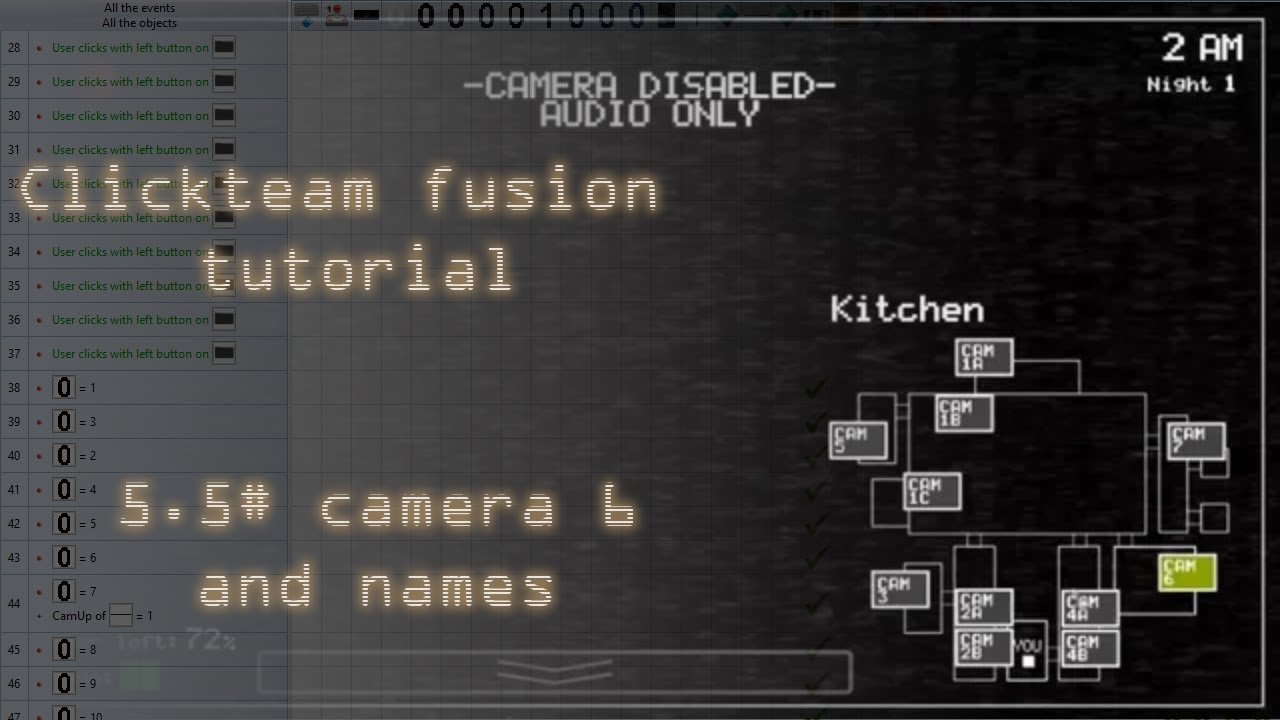 Come fare una fan-game di fnaf su clickteam fusion 2.5 parte 5.5 ...