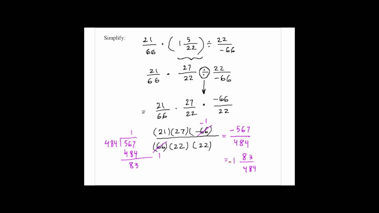 Pre-Algebra Sample Test 2 (similar) #1D - YouTube