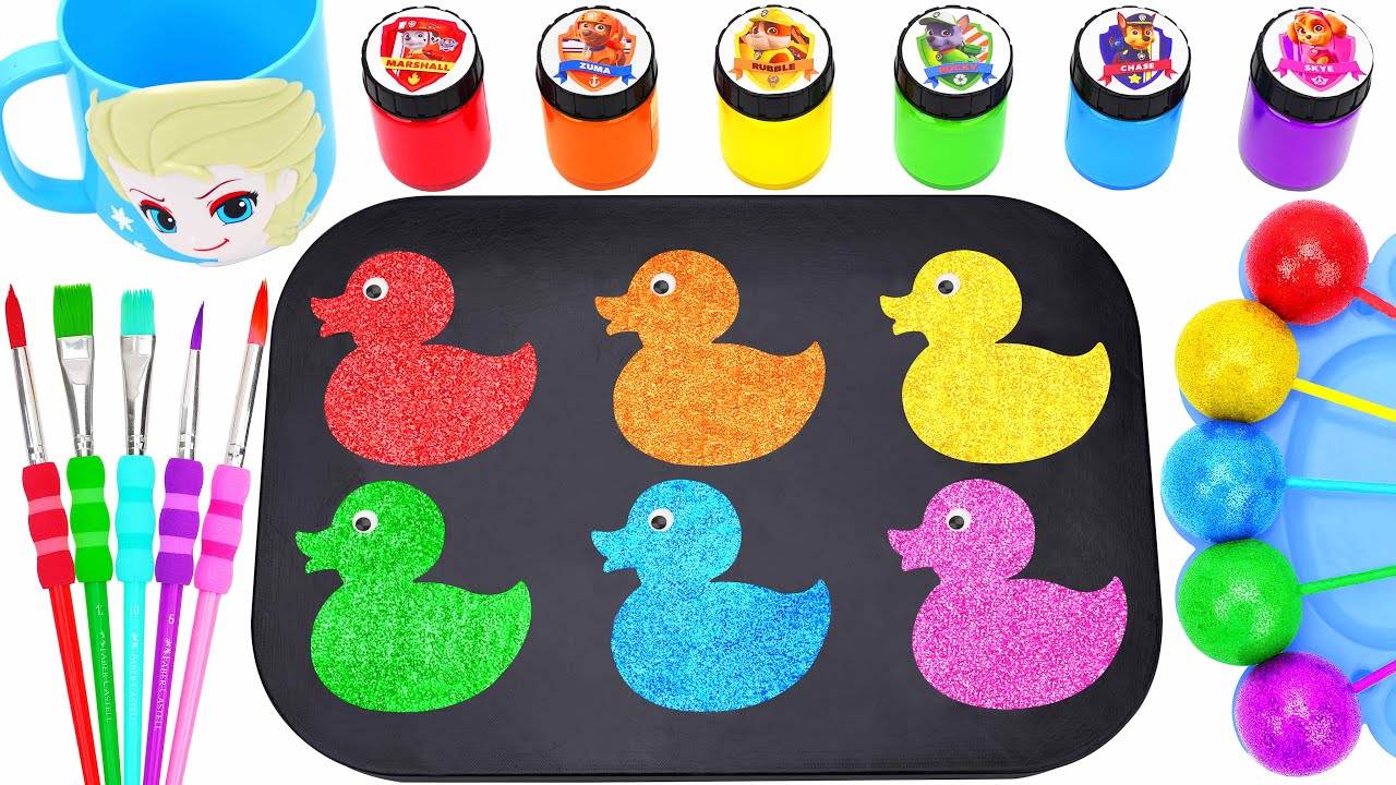 Satisfying Video Rainbow Mixing All Lollipop & Color SLIME From Rainbow ...