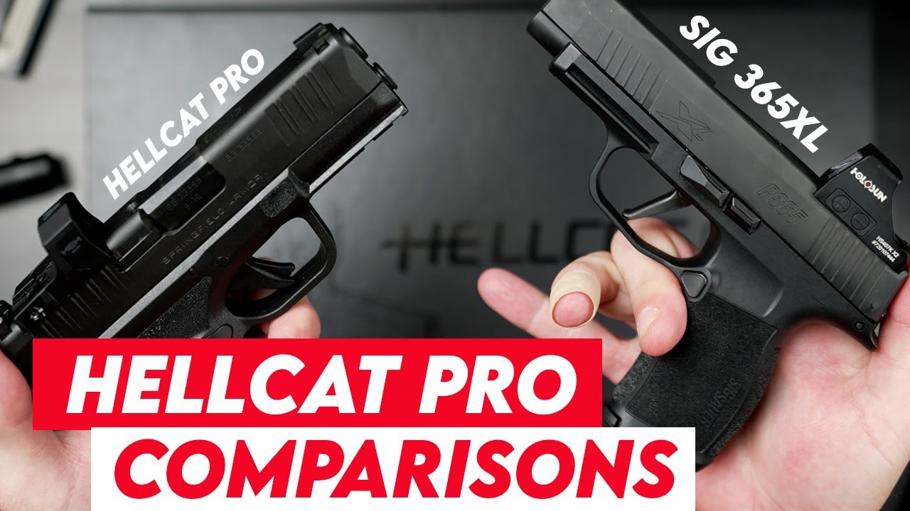 Hellcat Pro Compared to Top Concealed Carry Guns - YouTube