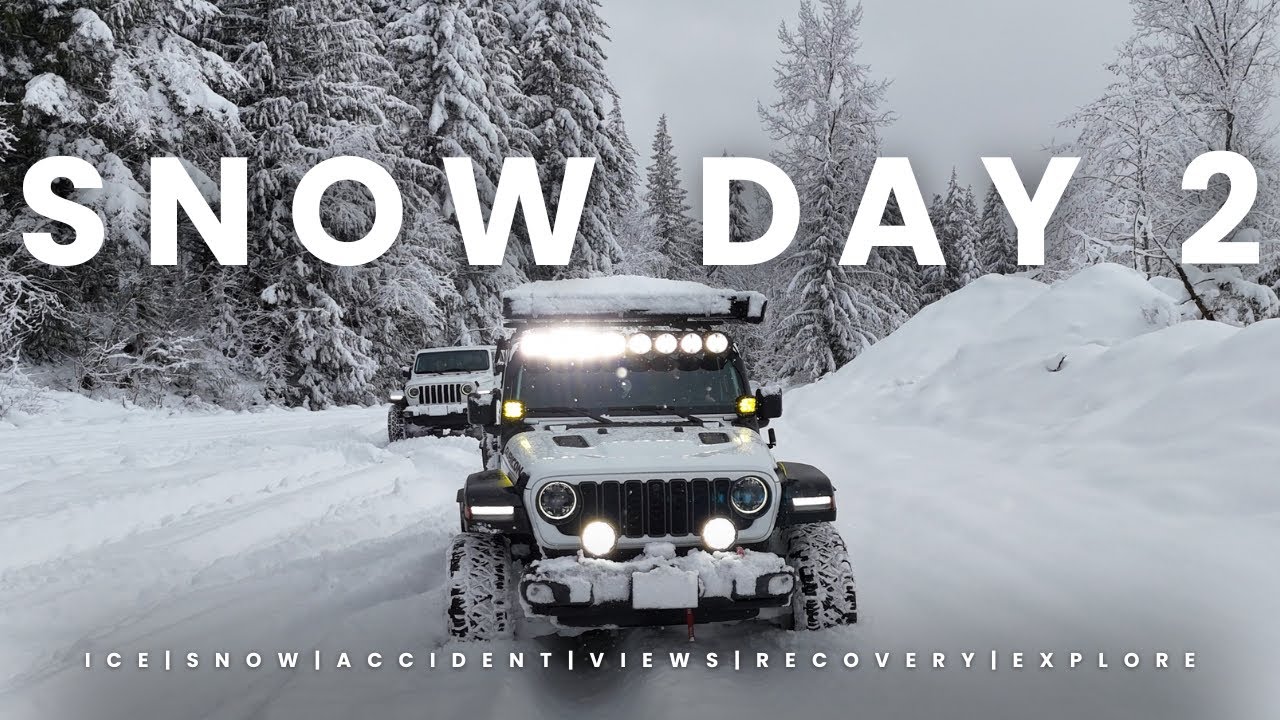 Snow Day Adventure in Coastal BC: | Day 2 - Deep Snow, Friends, and ...