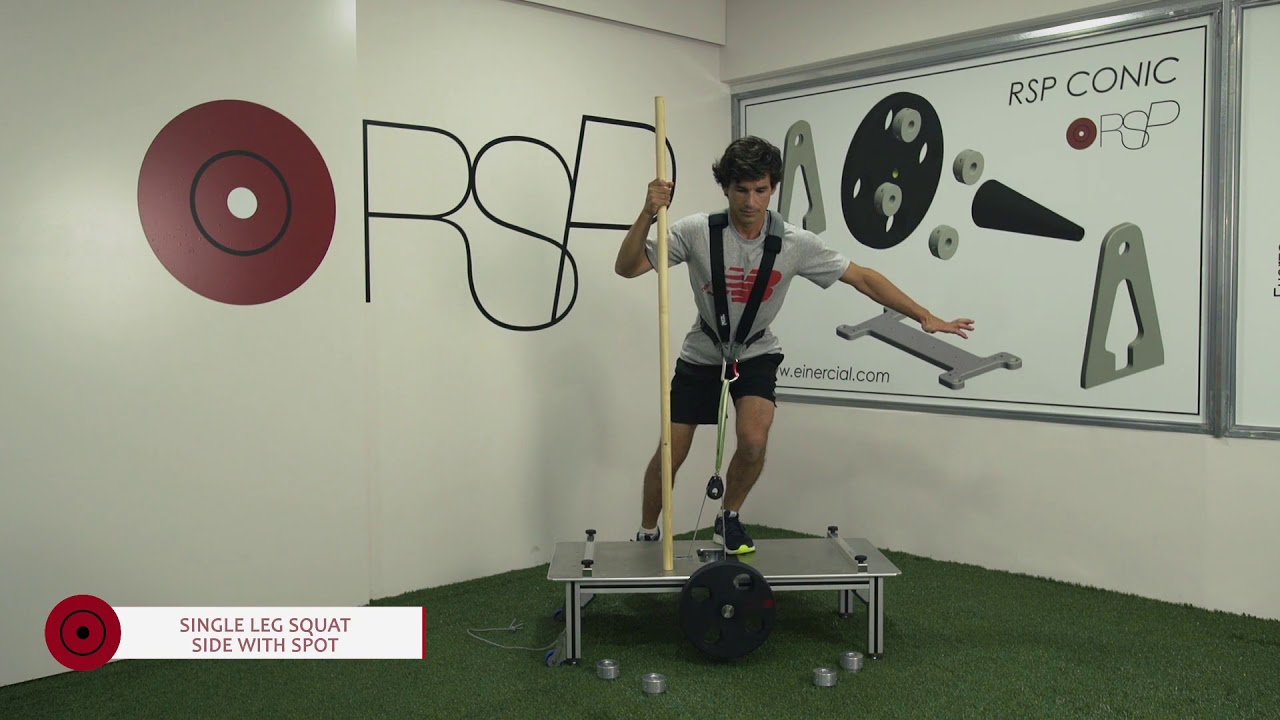 RSP SQUAT - 03 SINGLE LEG SQUAT WITH SPOT - YouTube