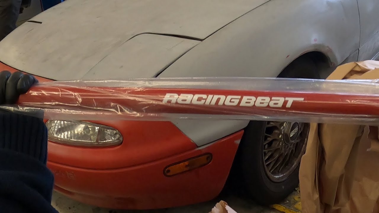 NA Miata Racing Beat Sway bar - YouTube