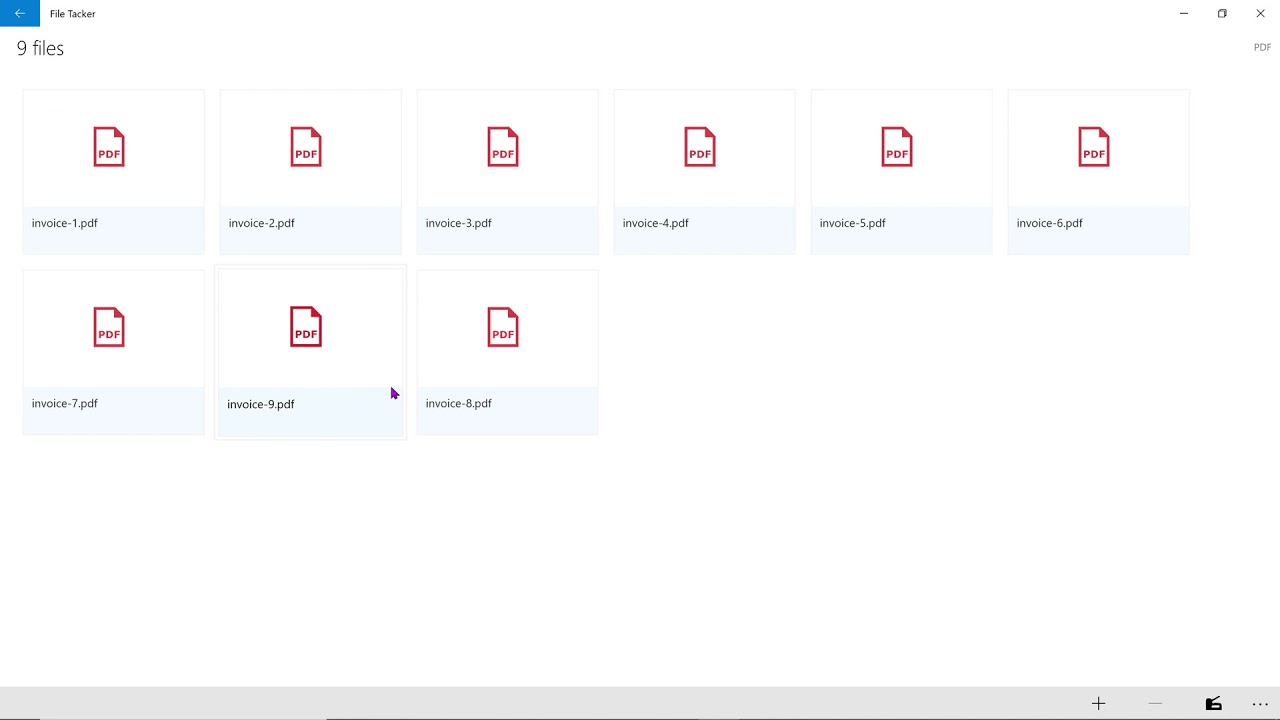 How to merge pdf files using File Tacker - YouTube