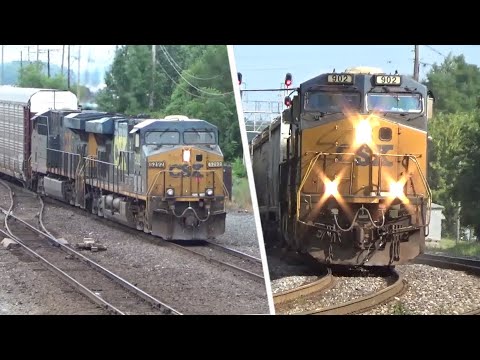 Some Various CSX Switching at Union Station - YouTube