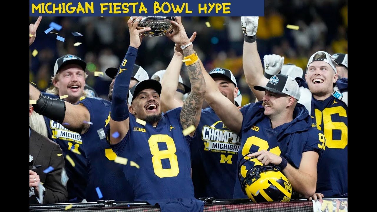 Michigan Football Fiesta Bowl Hype - YouTube