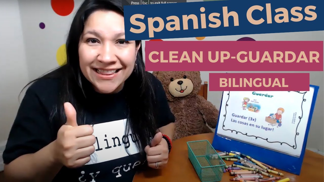 Spanish Learning│Clean Up Bilingual │ Spanish Play Dates© - YouTube