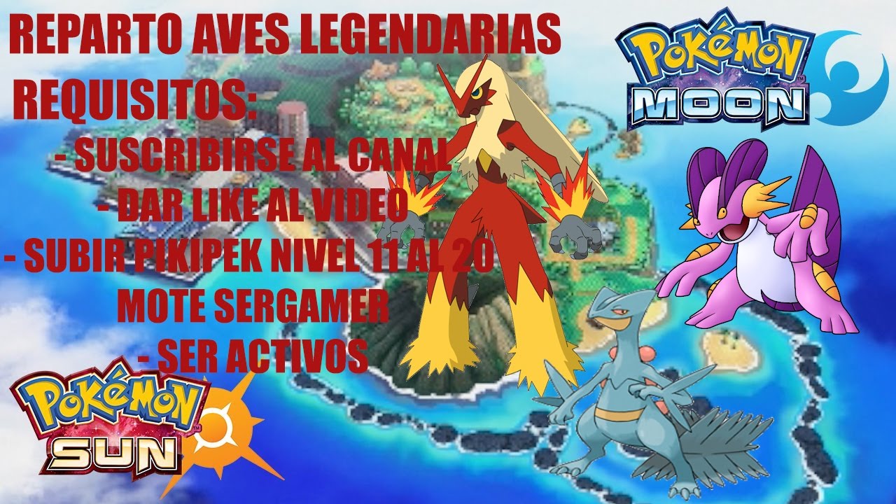 ¡REPARTO INICIALES DE HOENN SHINY! ¡EN DIRECTO! POKEMON SOL Y LUNA ...