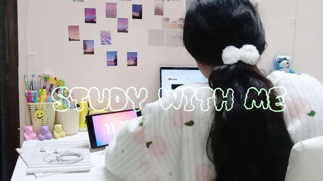 Study with Me 1Hour-calm& soothing Music 🍀#study #studywithme #studymusic #studywithmusic# ...