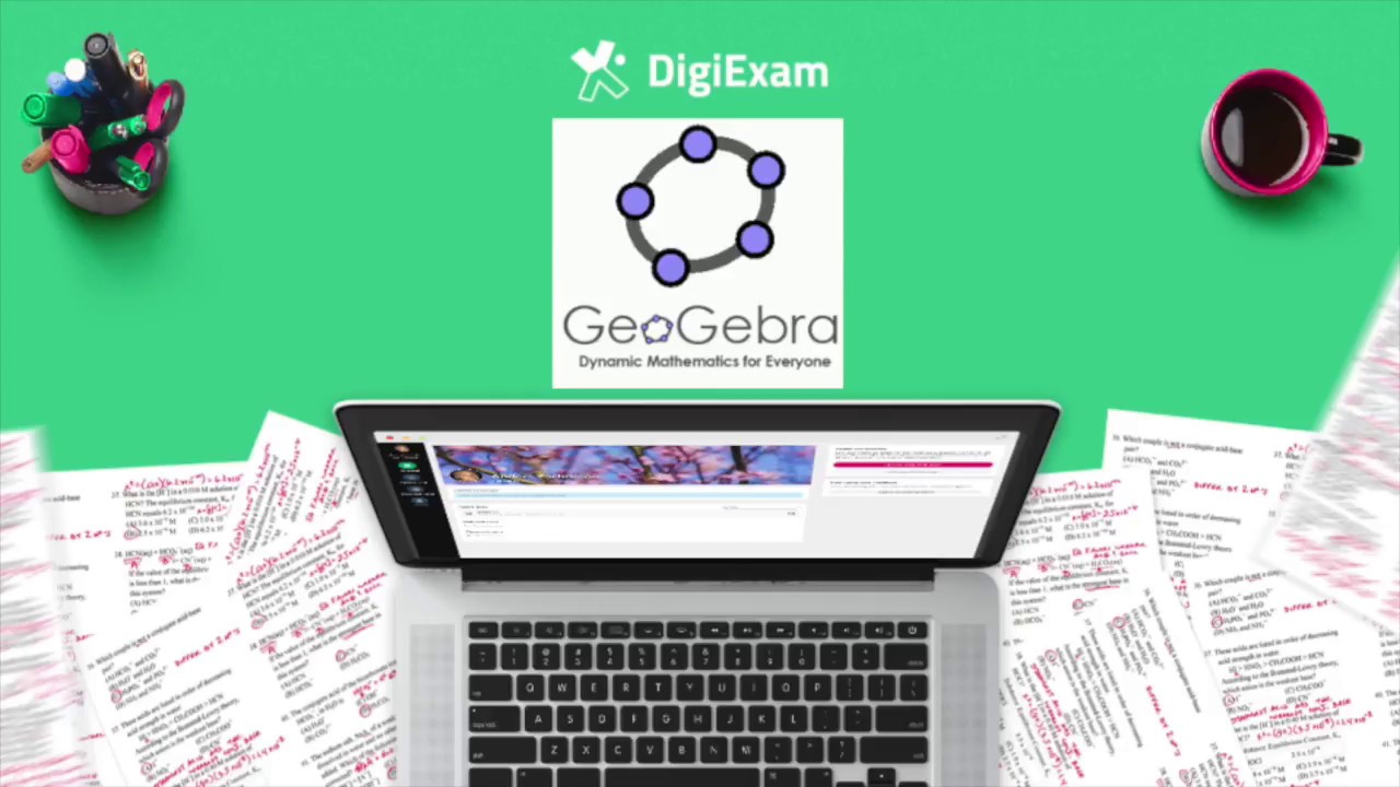 Digiexam & Geogebra - YouTube
