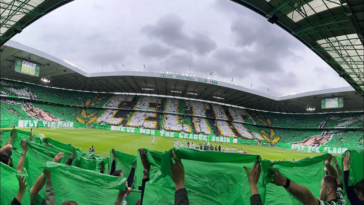 Celtic Vs Kilmarnock 4/8/24 (4K) - Flag Day - Full Stadium Tifo - Top ...