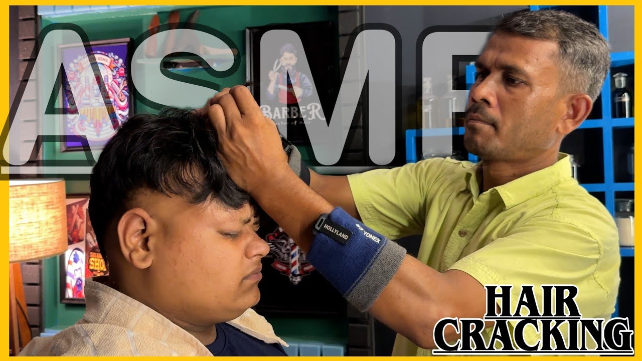 ASMR LOUD Hair Cracking Head Massage | Neck and Knuckles Cracking by ...
