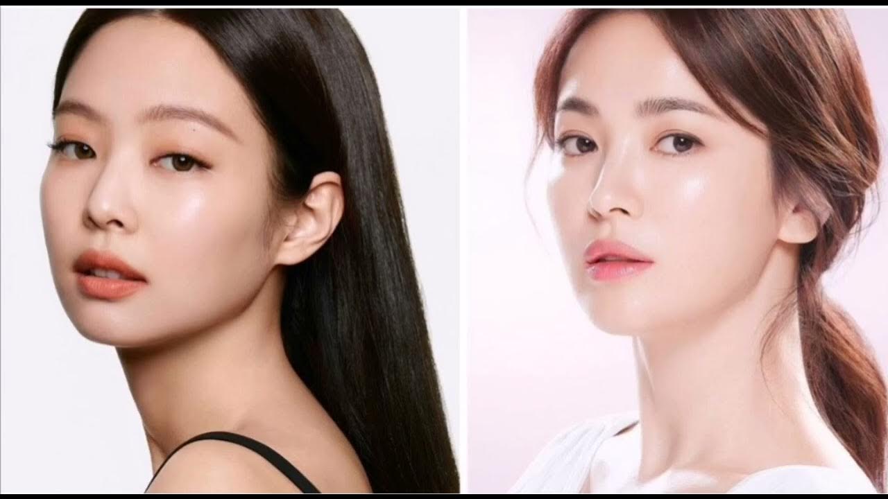 Song Hye Kyo Blackpinks Jennie Both Gorgeous In Nude Dress Youtube