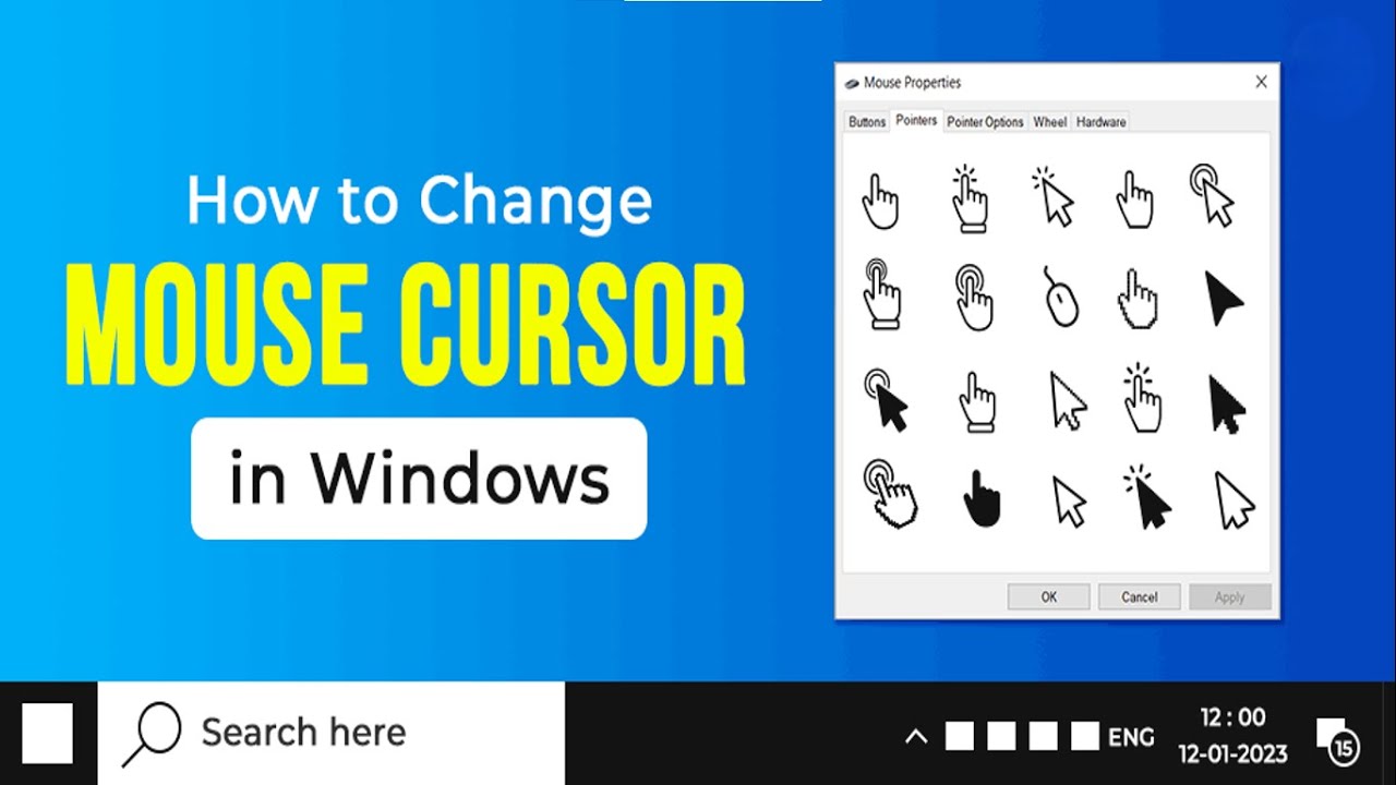 How To Change Mouse Cursor on Windows 10/11 | How To Change Pointer Look | Mouse Cursor - YouTube