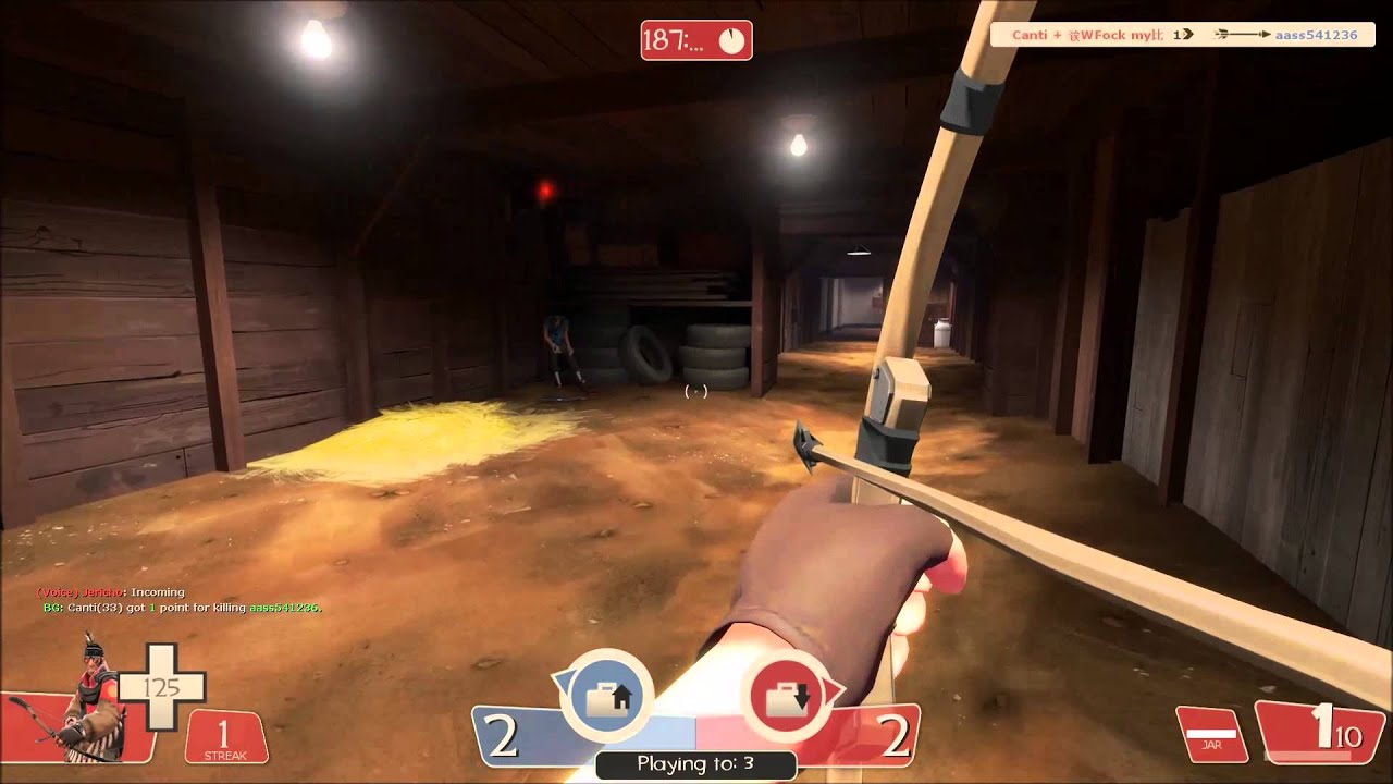 TF2 Huntsman Exploding Arrow! - YouTube