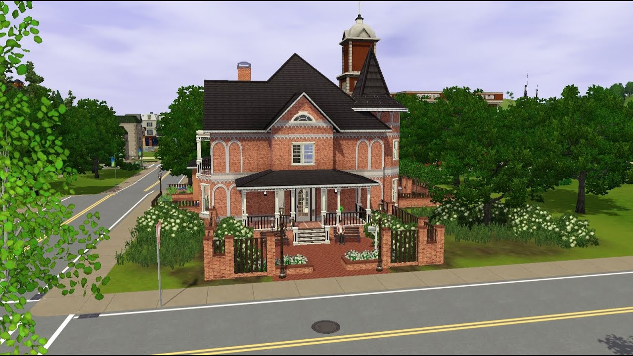 The Sims 3.Victorian house. Викторианский дом. - YouTube