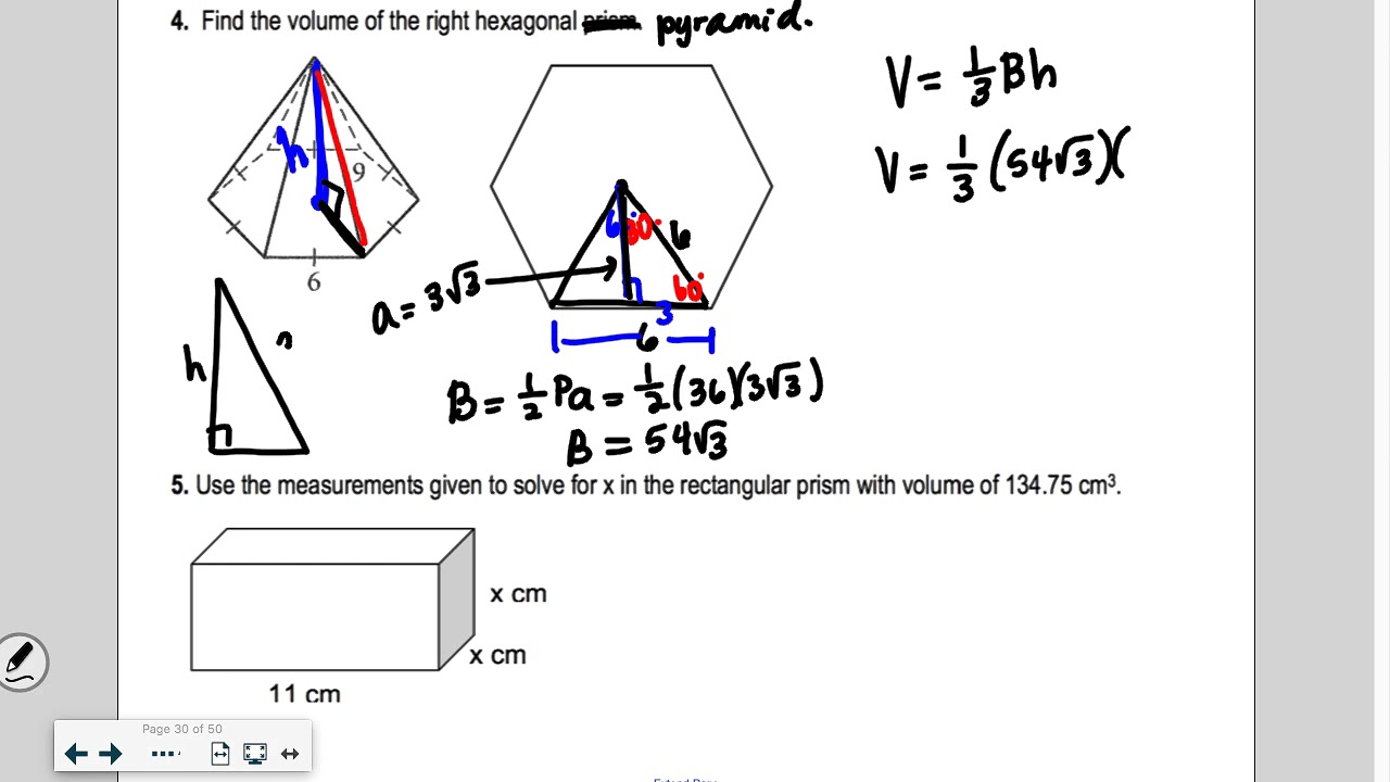 Section 10.5 Geometry: Volume - YouTube